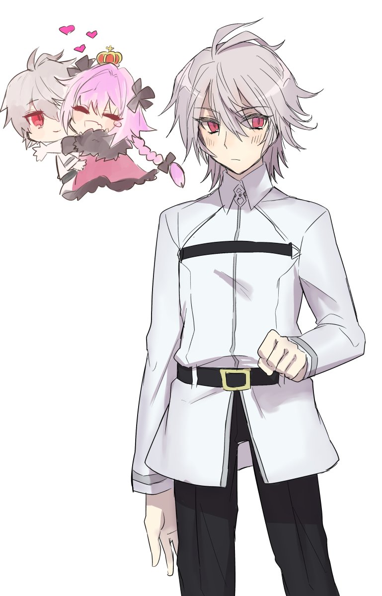 The Big ImageBoard (TBIB) - 2boys ahoge astolfo (fate) bangs belt black ...