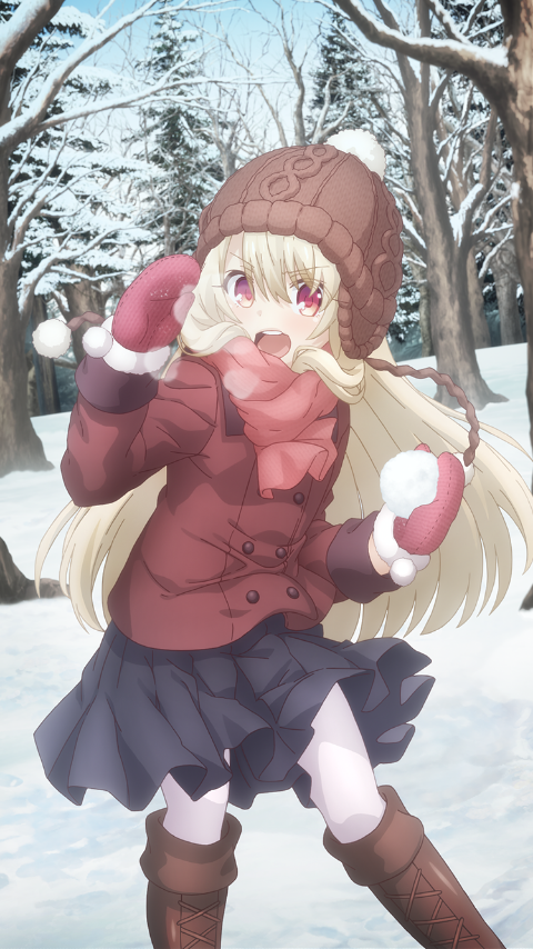 The Big ImageBoard (TBIB) - beanie blonde hair boots fate/kaleid liner ...