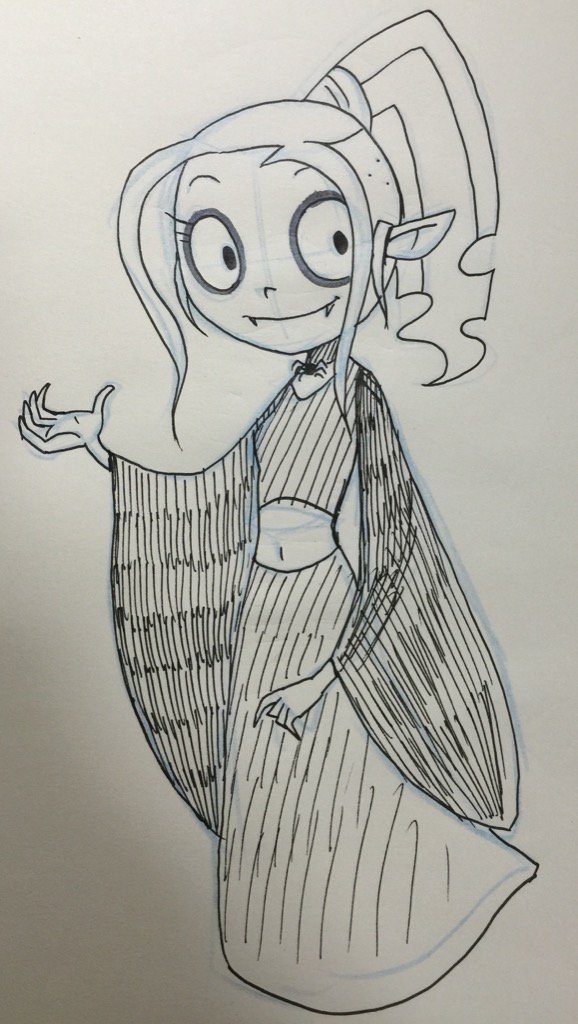 The Big ImageBoard (TBIB) - 1girl belly eyebrows fangs gothetta ...