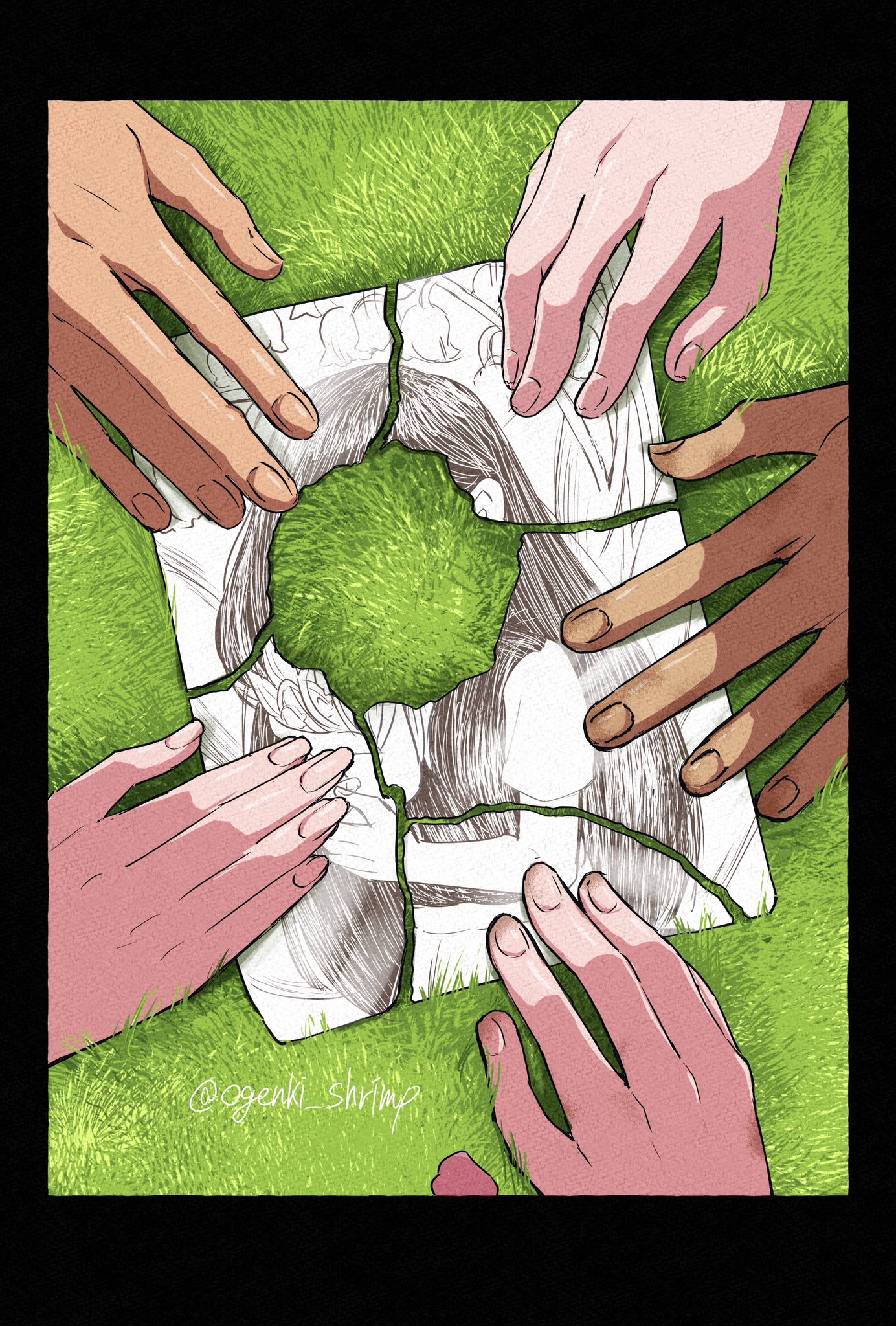 The Big ImageBoard (TBIB) - 1girl 4boys artist name aubrey (faraway) (omori) aubrey (omori ...