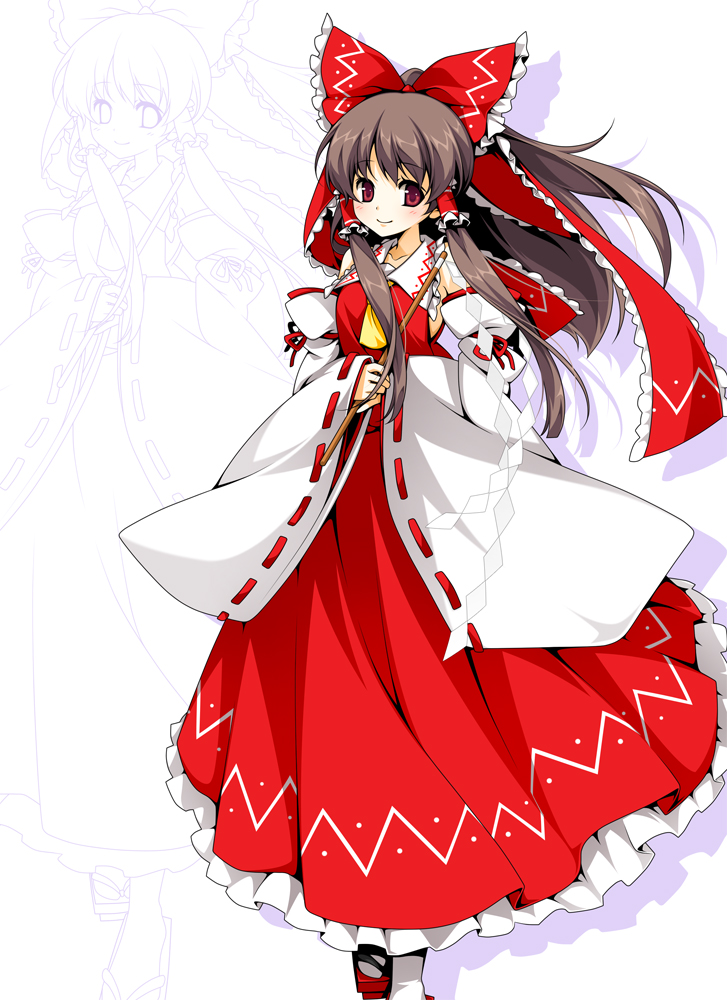 The Big Imageboard Tbib Bad Id Bad Pixiv Id Blush Bow Brown Hair