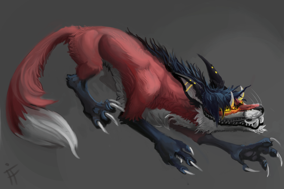 The Big ImageBoard (TBIB) - 2012 alradeck black nose blue hair canine claws digital media ...