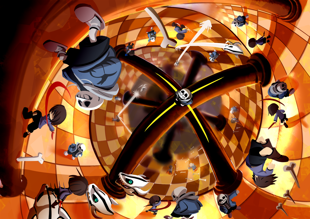 The Big ImageBoard (TBIB) - ambiguous gender animated skeleton battle ...