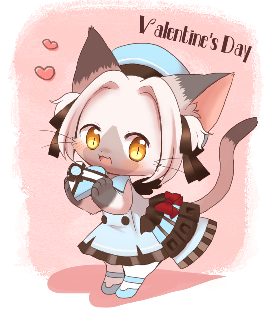 The Big Imageboard Tbib 1girl Artist Request Brown Eyes Cat Cat