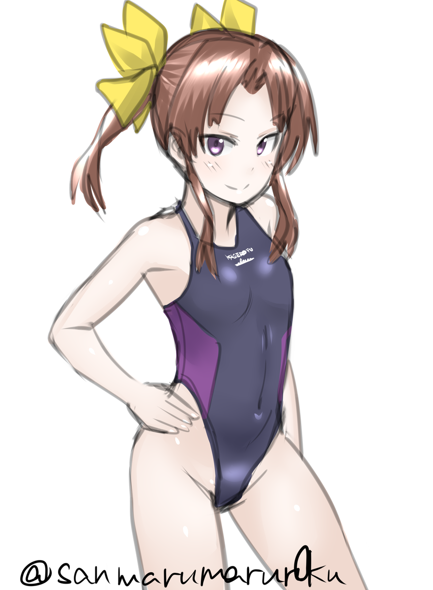 The Big ImageBoard (TBIB) - 30-06 alternate costume bare arms bare shoulders black swimsuit ...