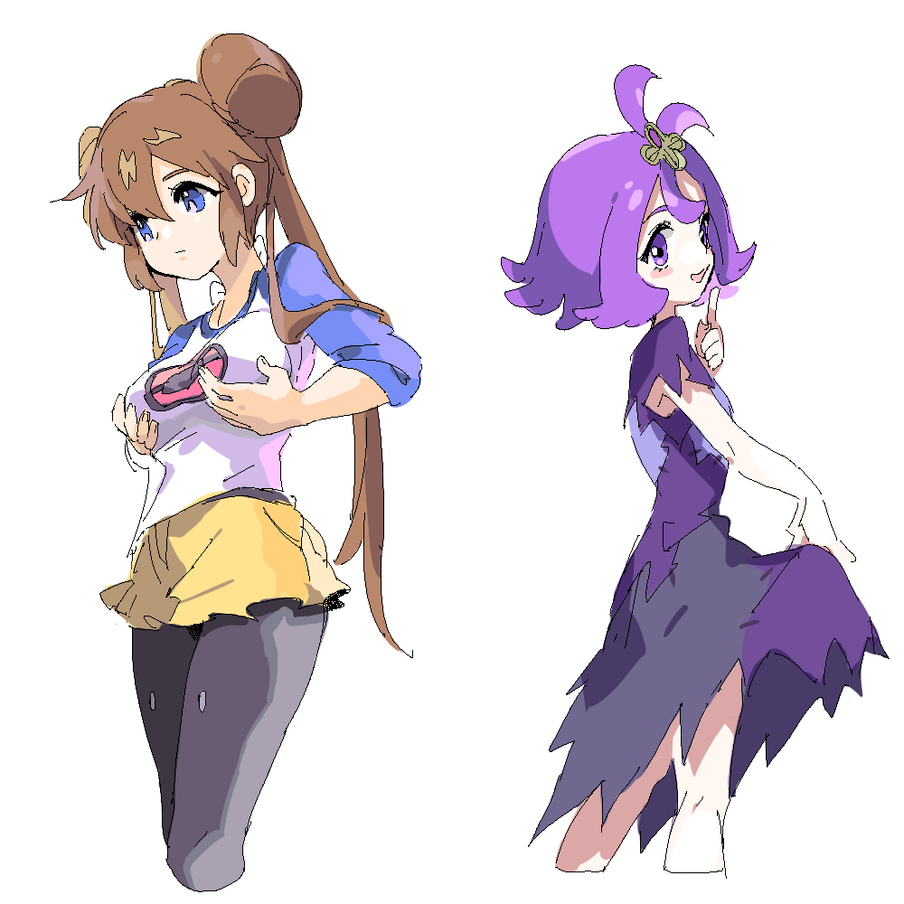 The Big Imageboard Tbib 2girls Acerola Pokemon Aliasing Ankea A Ramo Do Antenna Hair