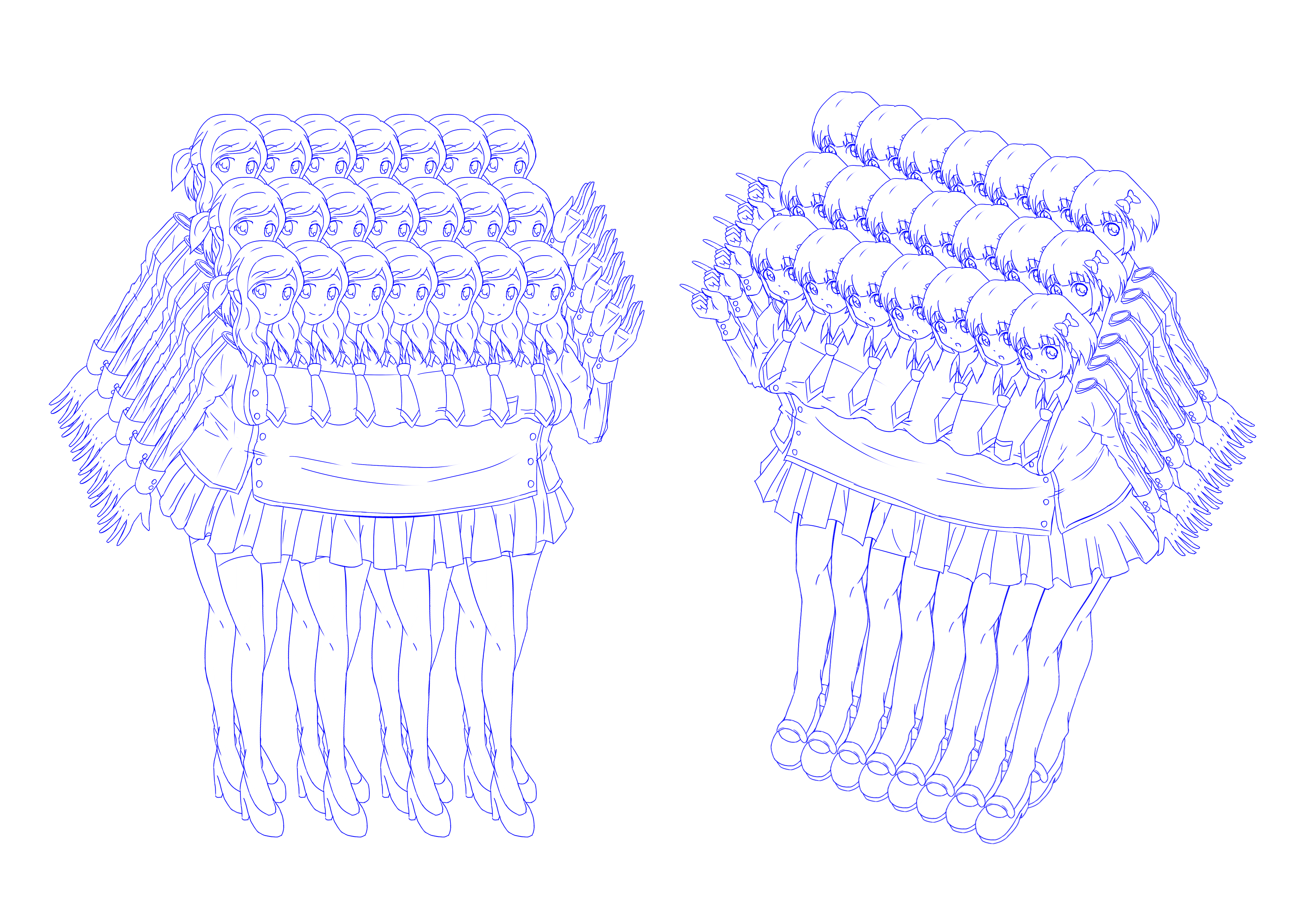 The Big ImageBoard (TBIB) - 2girls conjoined multi arm multi head multi ...