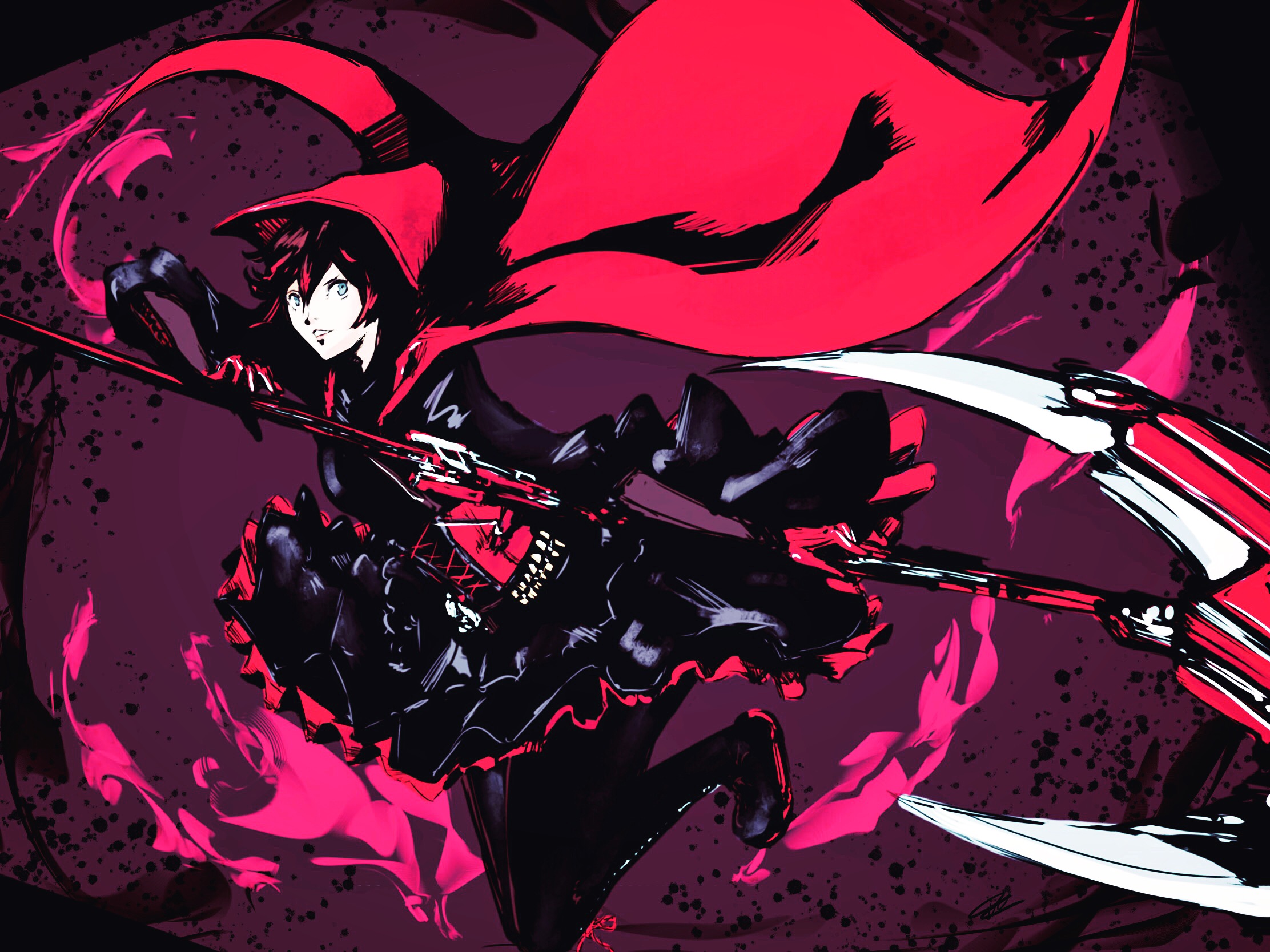 The Big ImageBoard (TBIB) - 1girl boots breasts cape gothic lolita hood ...