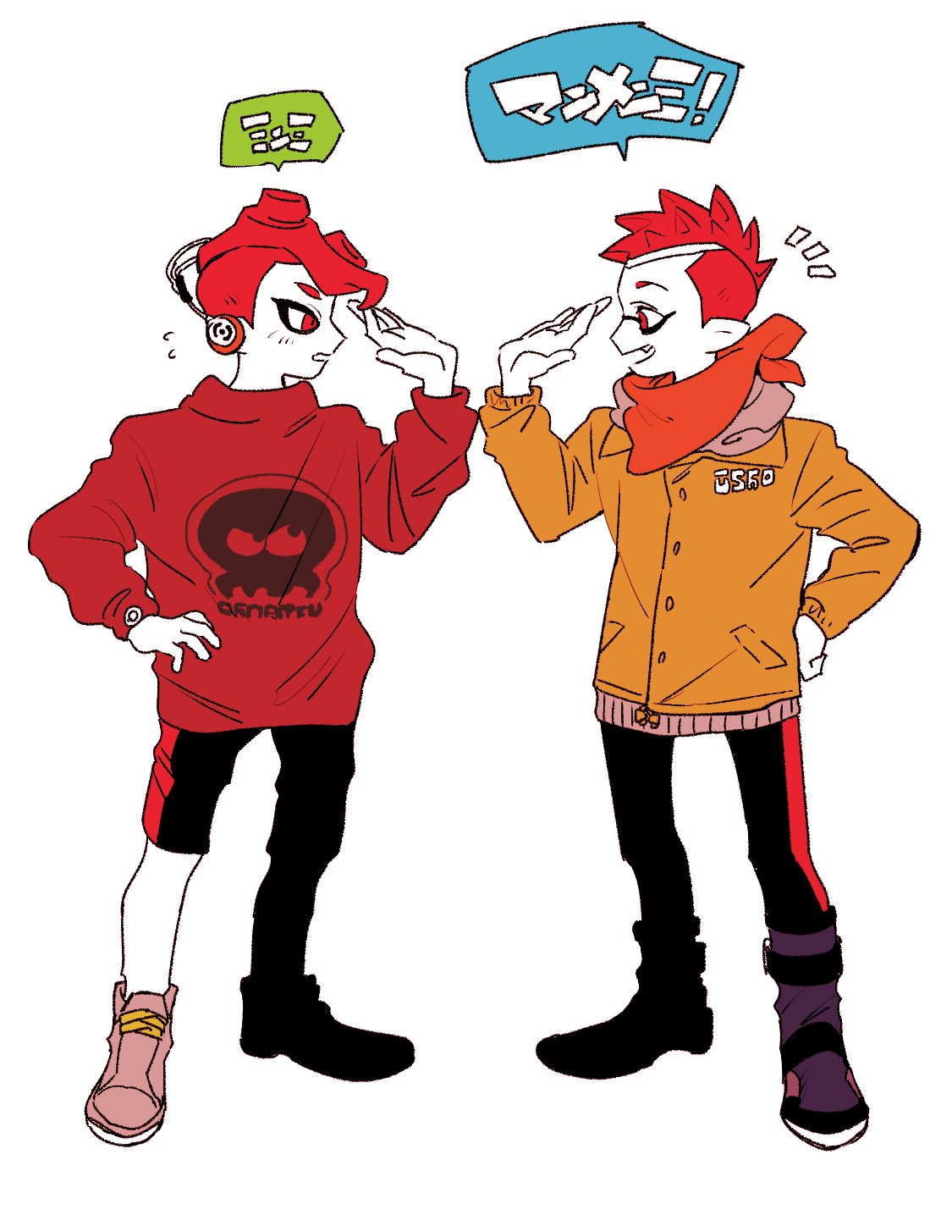 The Big ImageBoard (TBIB) - bandana bike shorts boots fang hand on hip ...