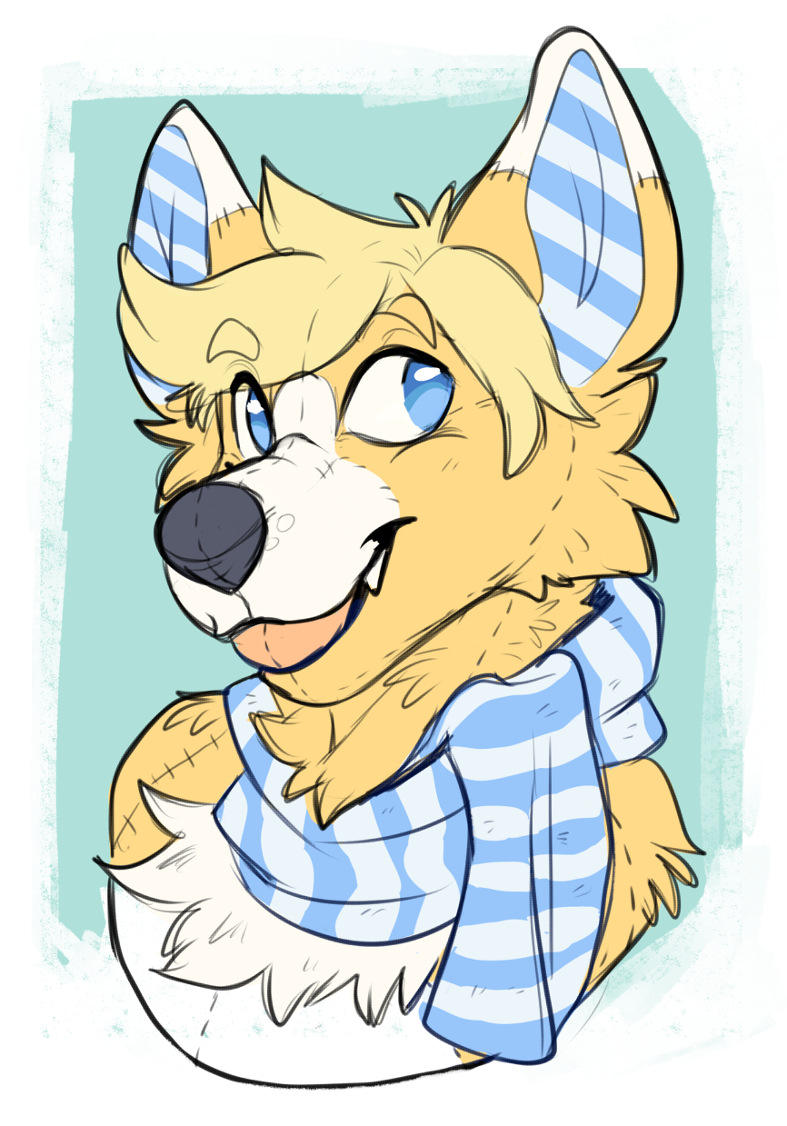 The Big Imageboard Tbib 2016 Animate Inanimate Anthro Black Nose Blonde Hair Blue Eyes Blue