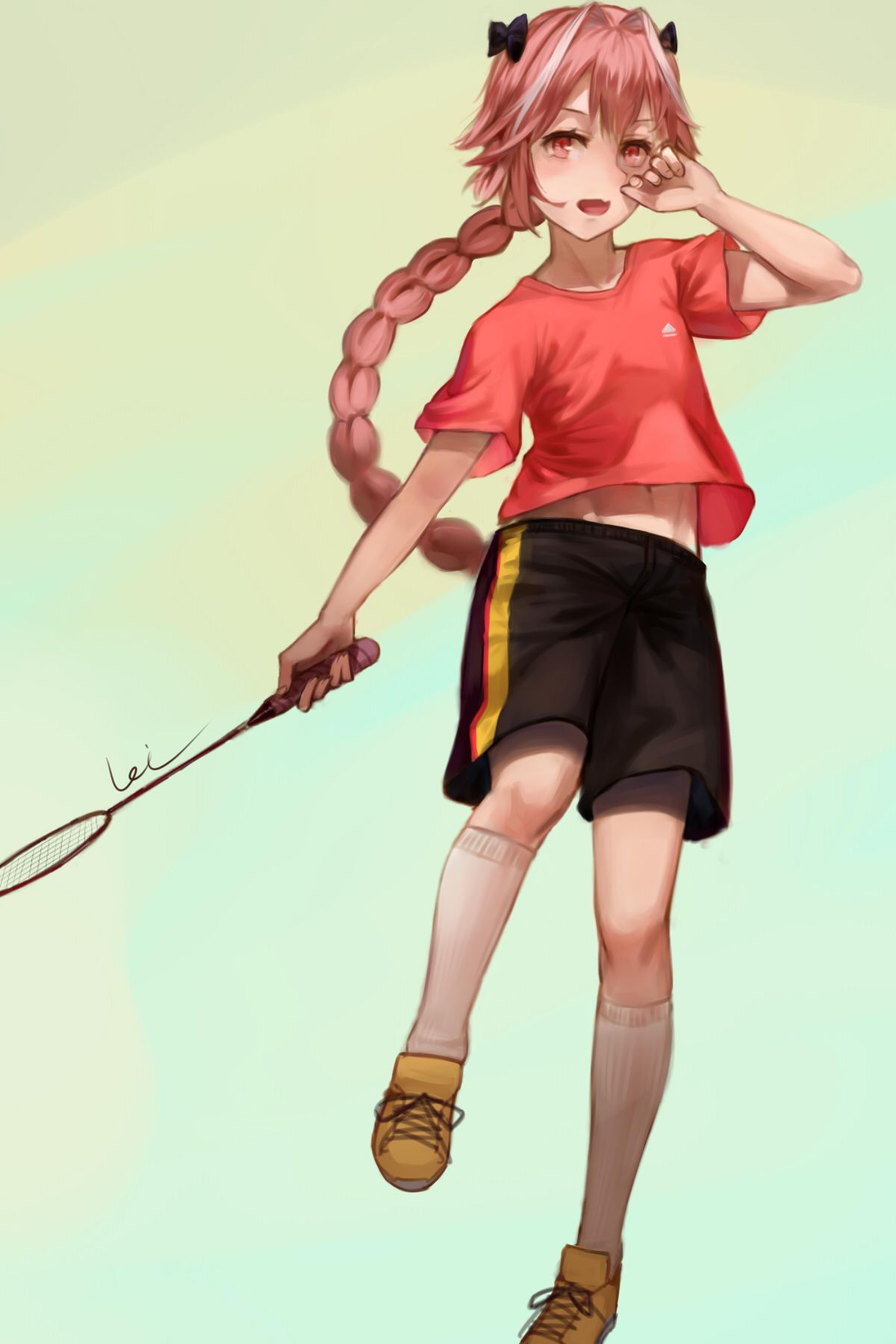 The Big ImageBoard (TBIB) - :d astolfo (fate) bangs black bow black ...