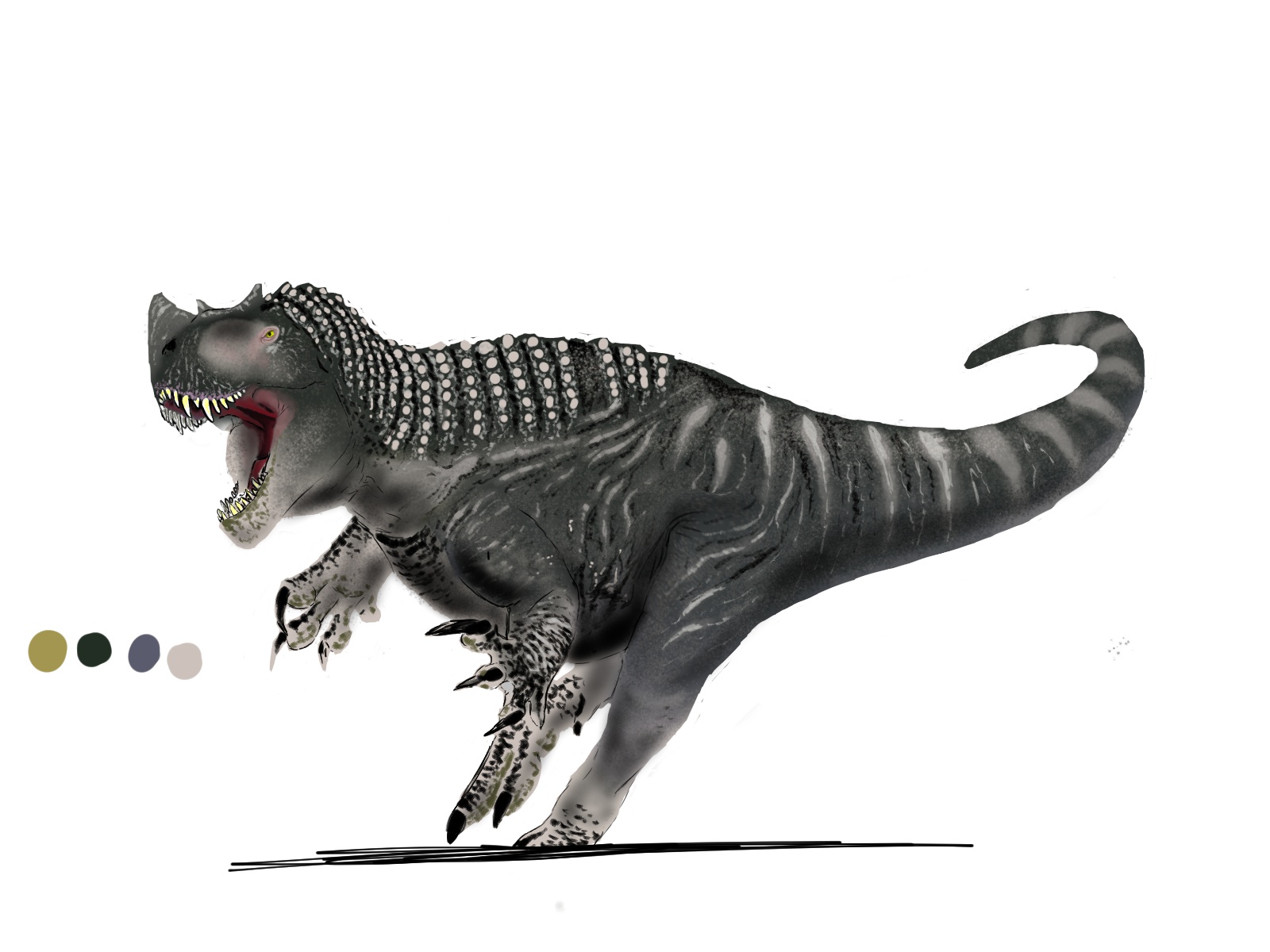 The Big ImageBoard (TBIB) - 3 toes 4 fingers allosaur allosaurus ambiguous gender angry ...