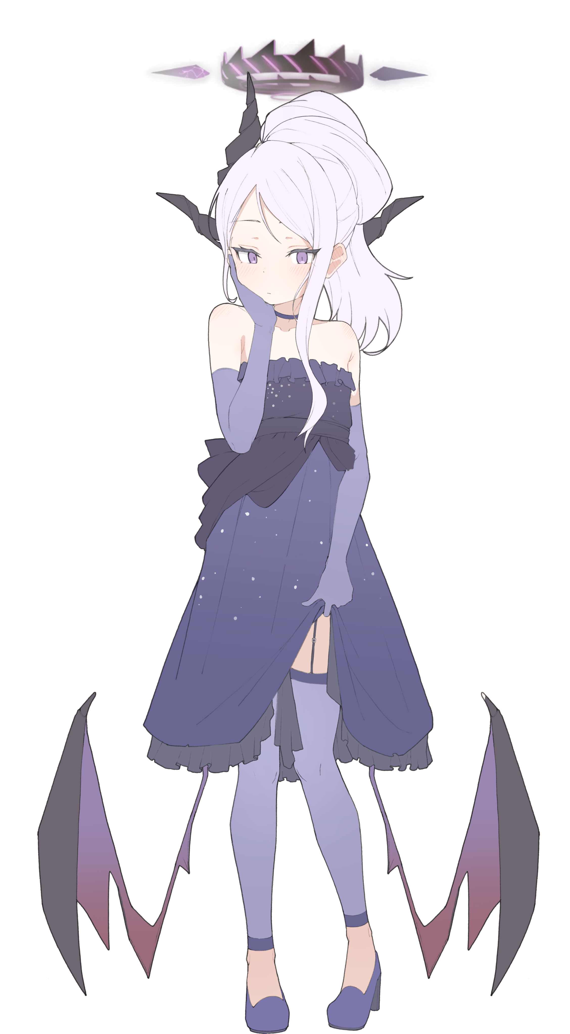 The Big Imageboard Tbib 1girl Absurdres Black Horns Blue Archive