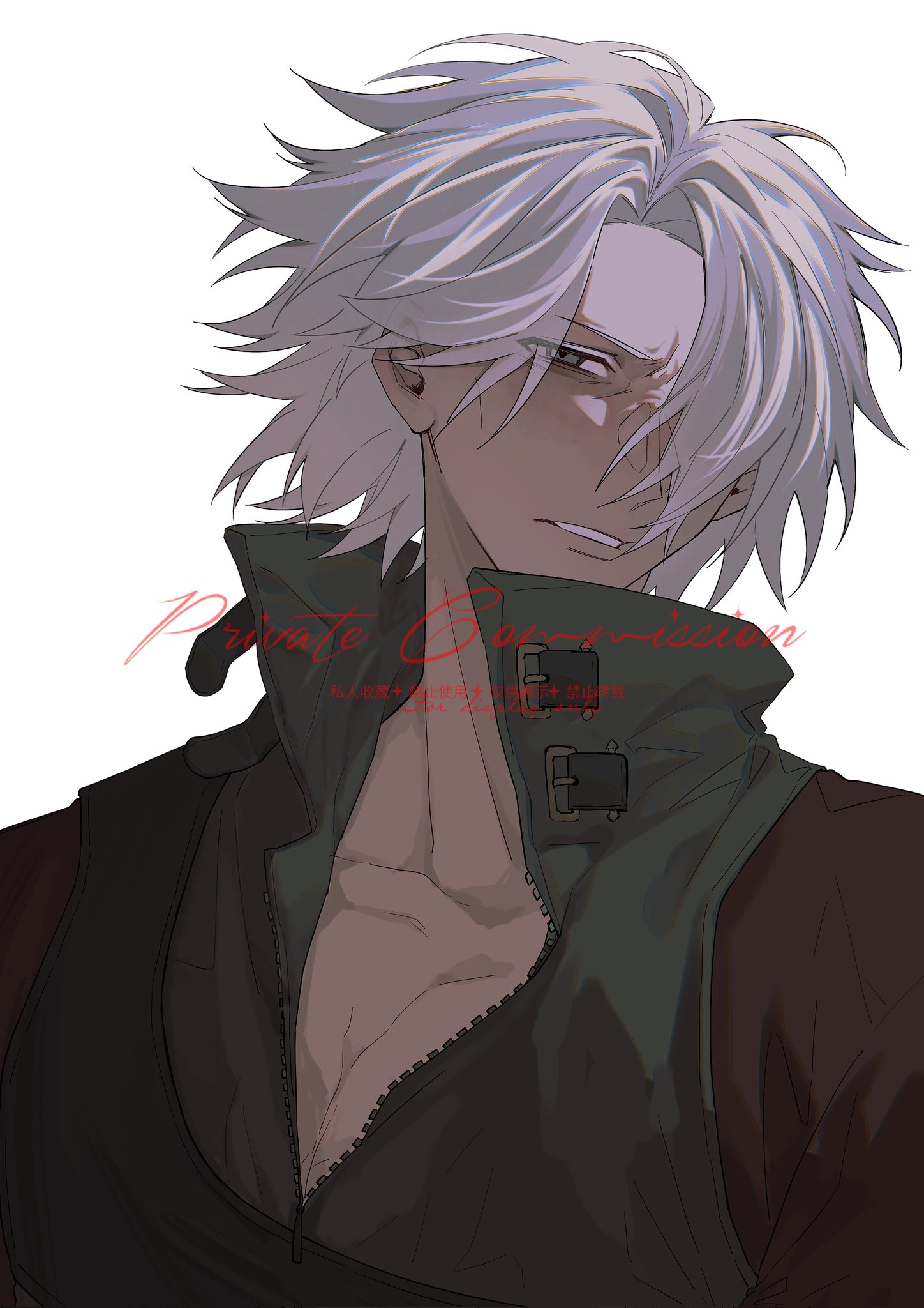 The Big ImageBoard (TBIB) - 1boy bishounen blue eyes dante (devil may ...