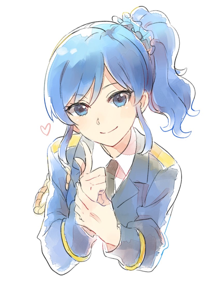 The Big ImageBoard (TBIB) - aikatsu! aikatsu! (series) bangs black neckwear blue eyes blue hair ...