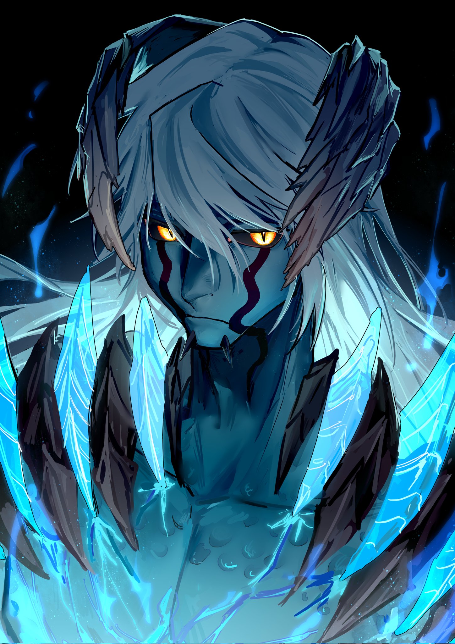 The Big ImageBoard (TBIB) - 1boy alternate form black sclera colored ...