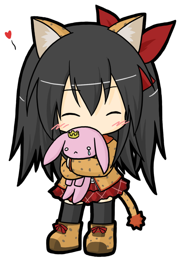 The Big ImageBoard (TBIB) - 1girl ^ ^ animal ears bad id bad pixiv id balulu alma black hair ...