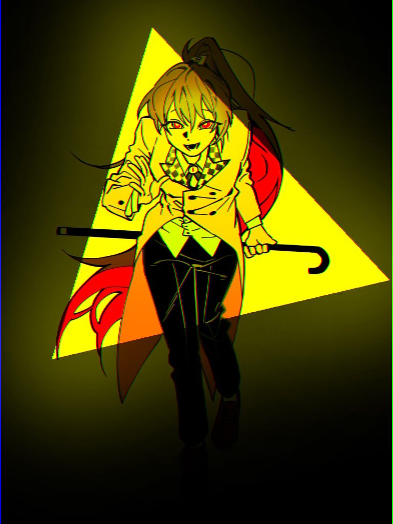 The Big ImageBoard (TBIB) - 1girl bill cipher bill cipher (cosplay ...