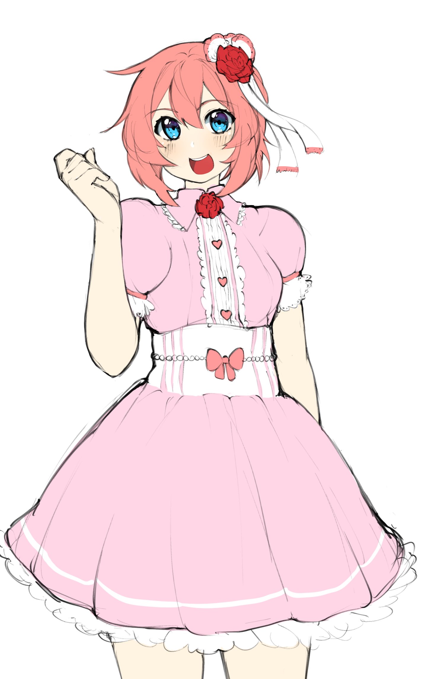 The Big ImageBoard (TBIB) - :d blue eyes blush cowboy shot doki doki ...