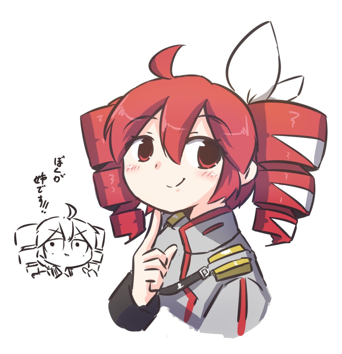 The Big ImageBoard (TBIB) - 2girls ahoge blush bow closed mouth ...