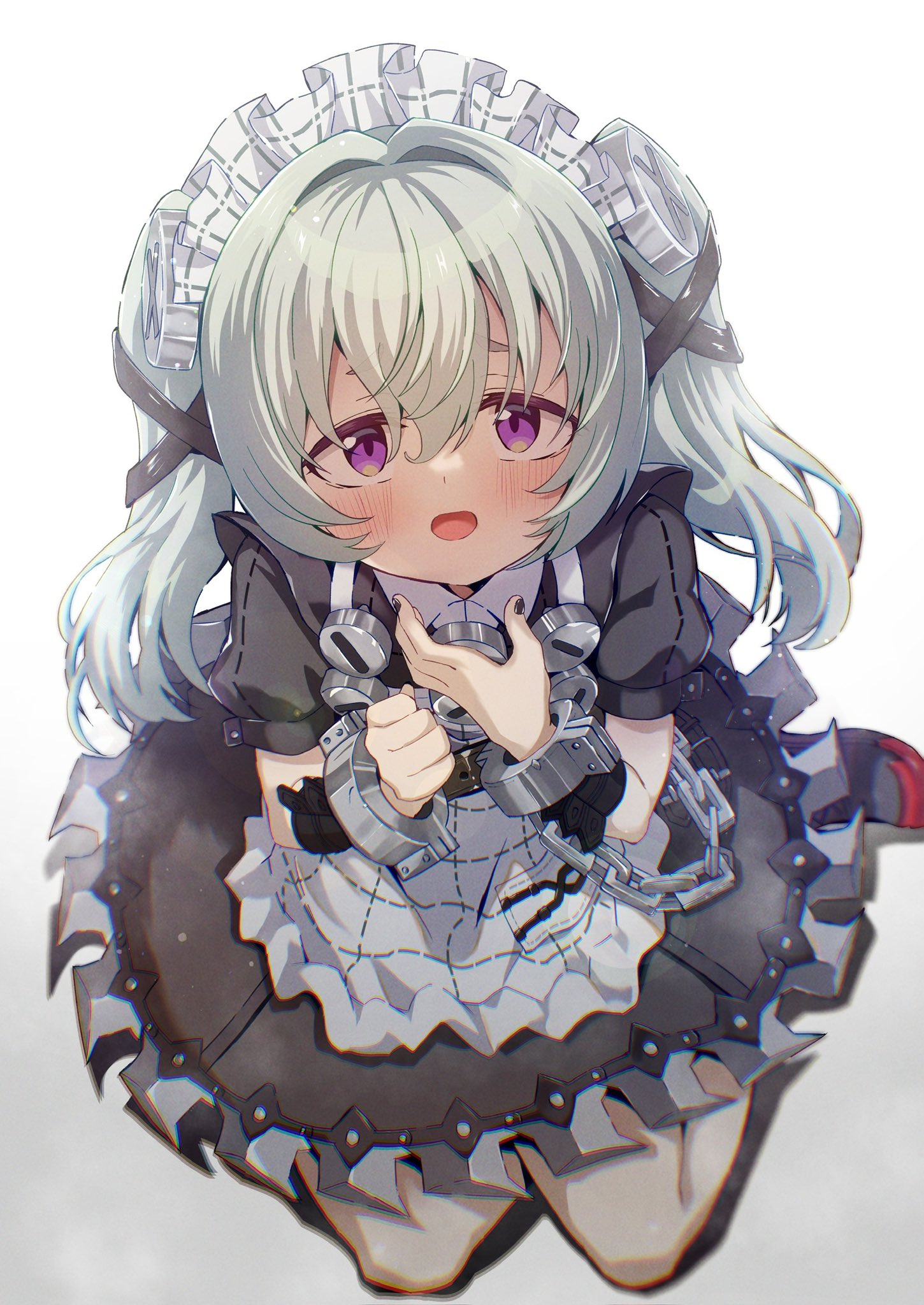 The Big ImageBoard (TBIB) - 1girl apron artina black dress blush corin wickes dress green hair ...