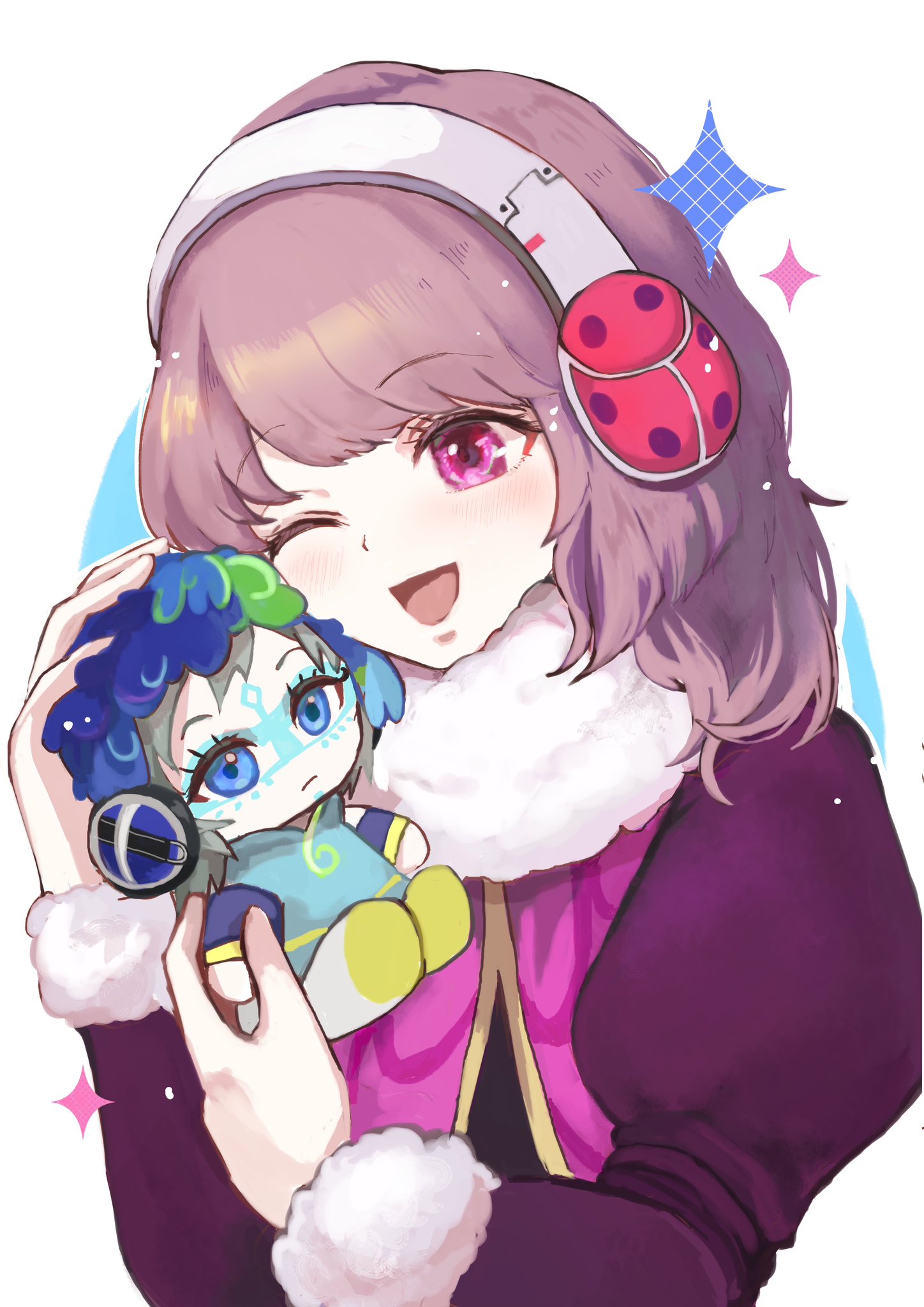 The Big Imageboard Tbib 1girl 1other Androgynous Blue Eyes