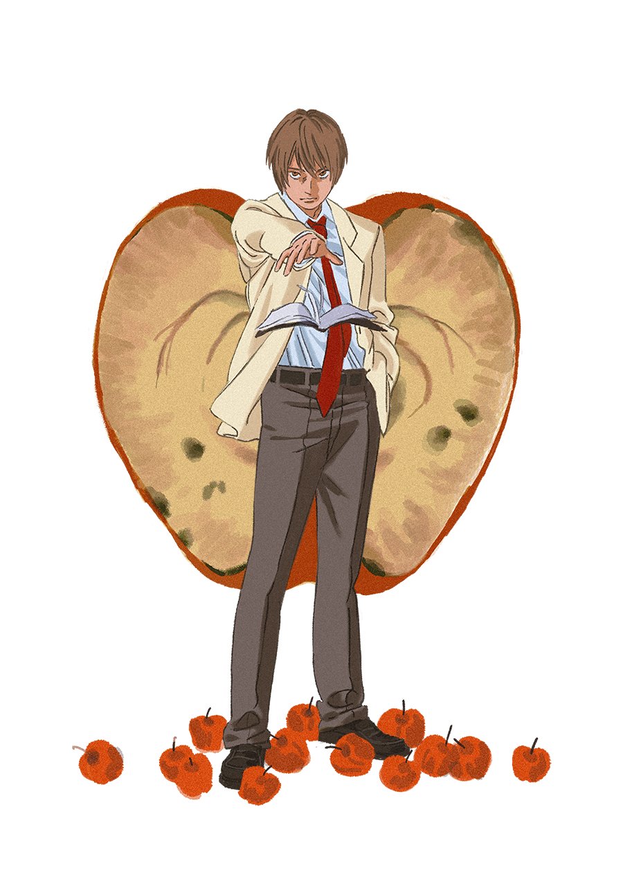 The Big ImageBoard (TBIB) - 1boy amber389 apple black footwear brown ...