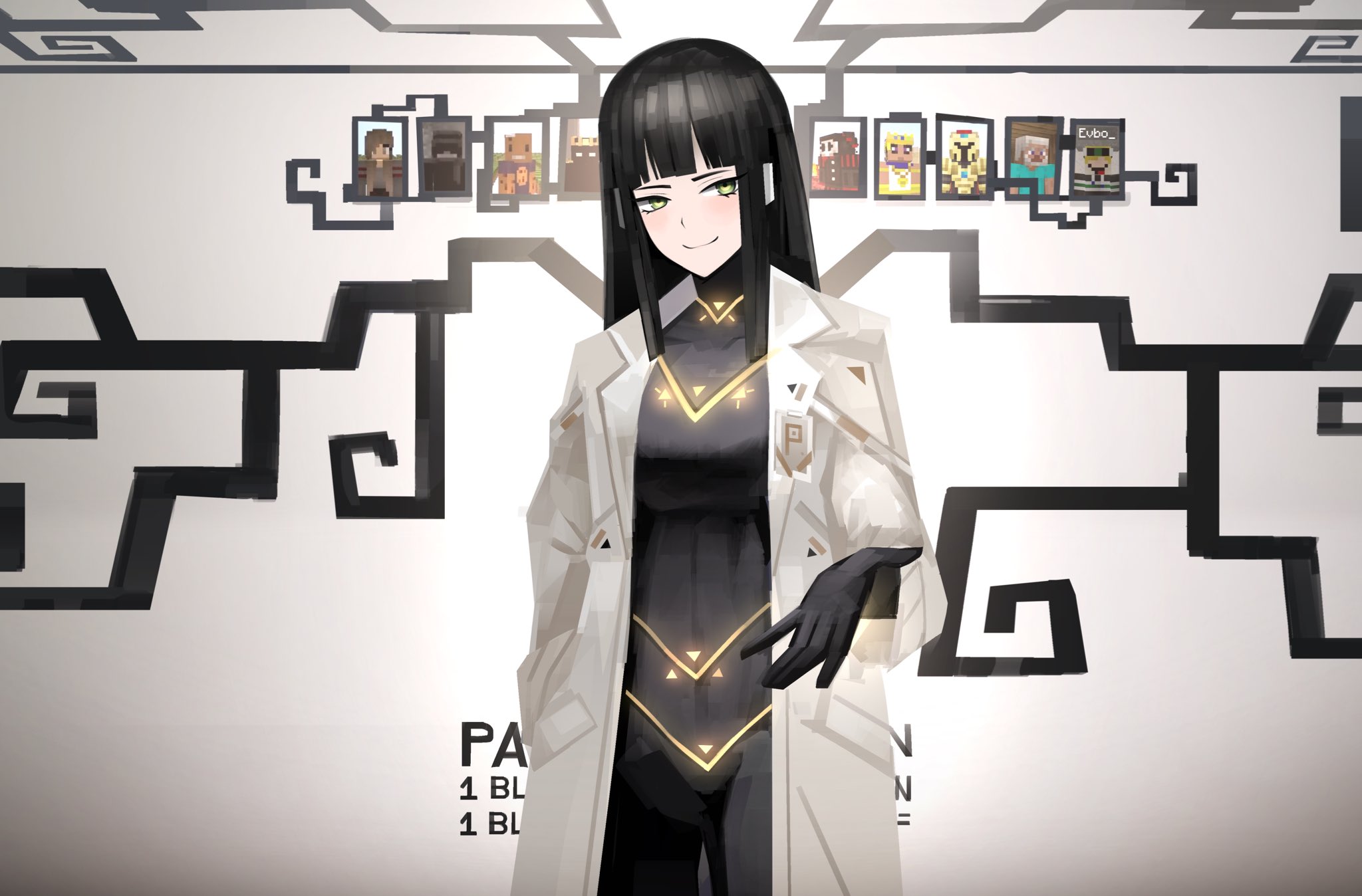 The Big ImageBoard (TBIB) - 1girl black bodysuit black gloves black hair bodysuit breasts cesara ...