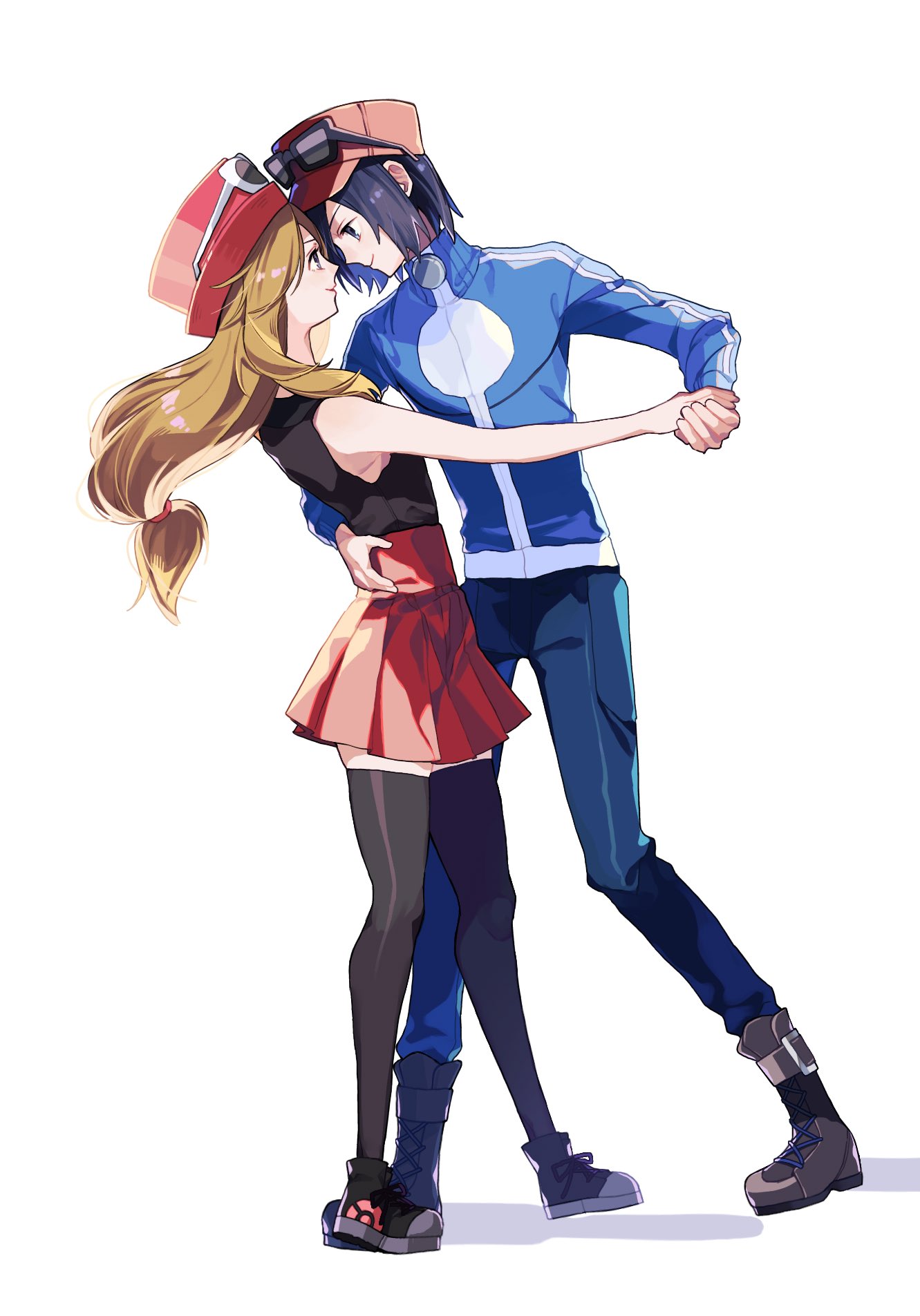 The Big ImageBoard (TBIB) - 1boy 1girl a 164a84 black footwear black ...