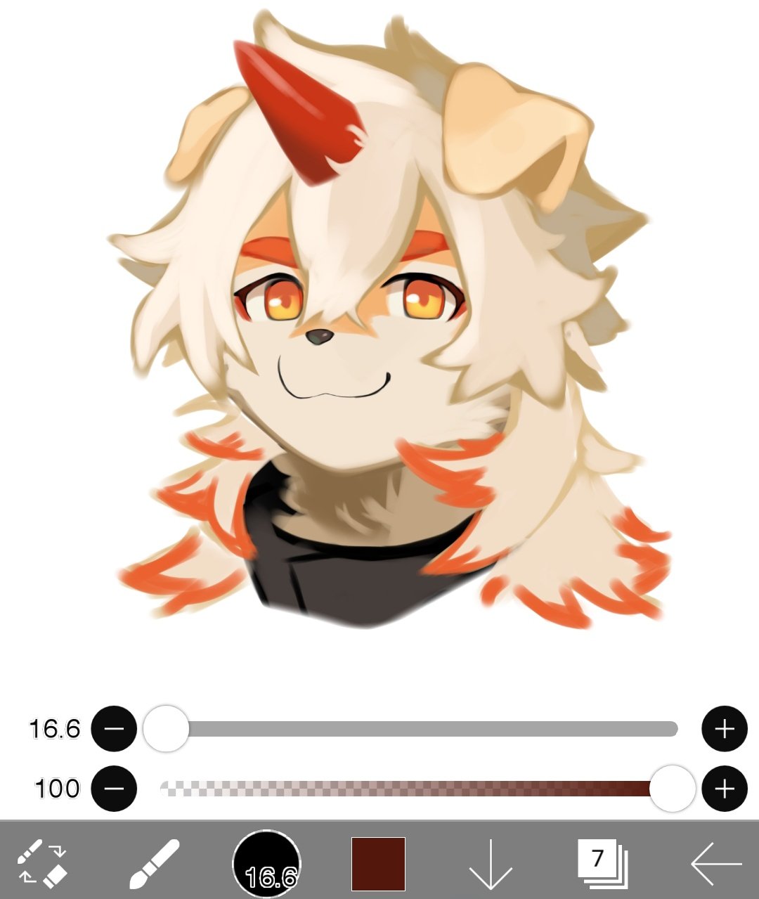 The Big ImageBoard (TBIB) - 1boy apizbau arknights art program in frame colored tips furry furry ...