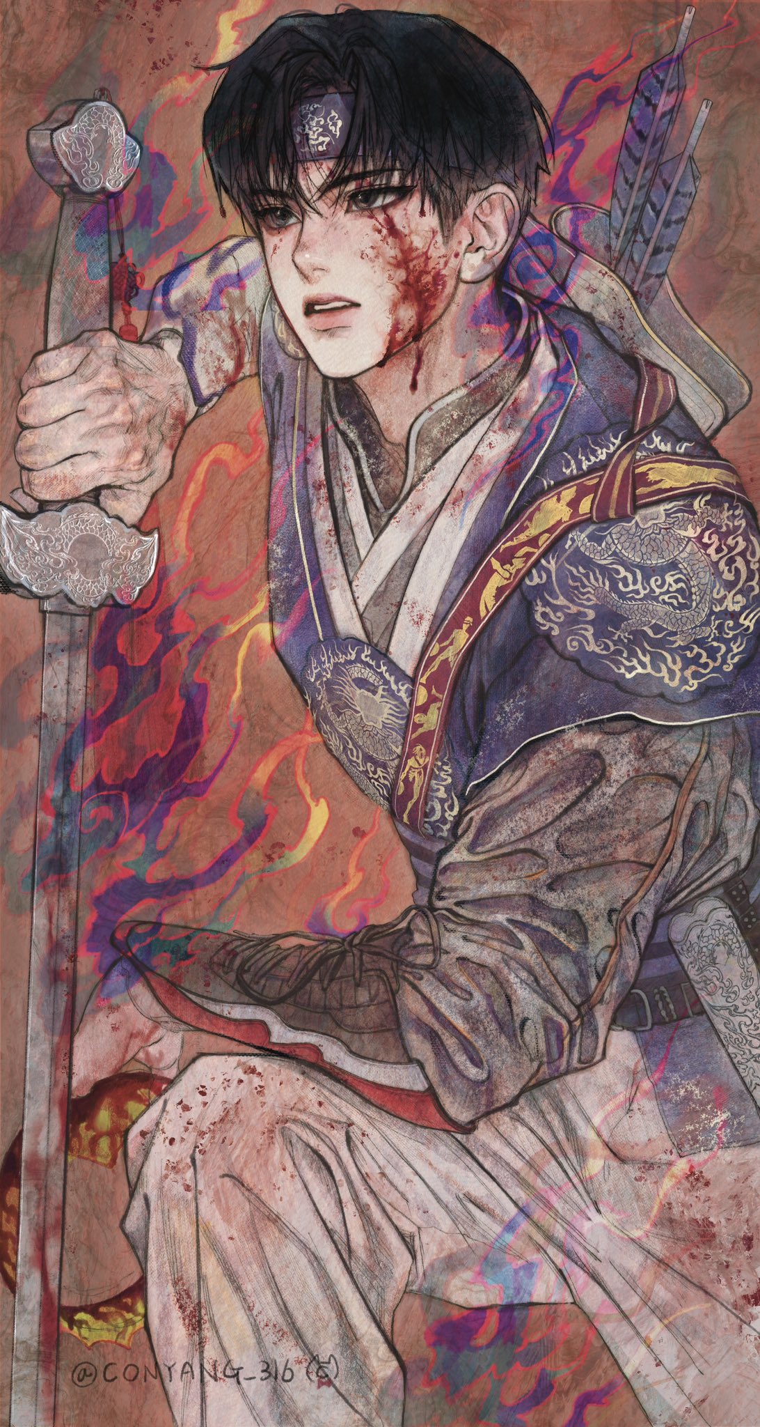 The Big ImageBoard (TBIB) - arrow (projectile) black eyes black hair ...