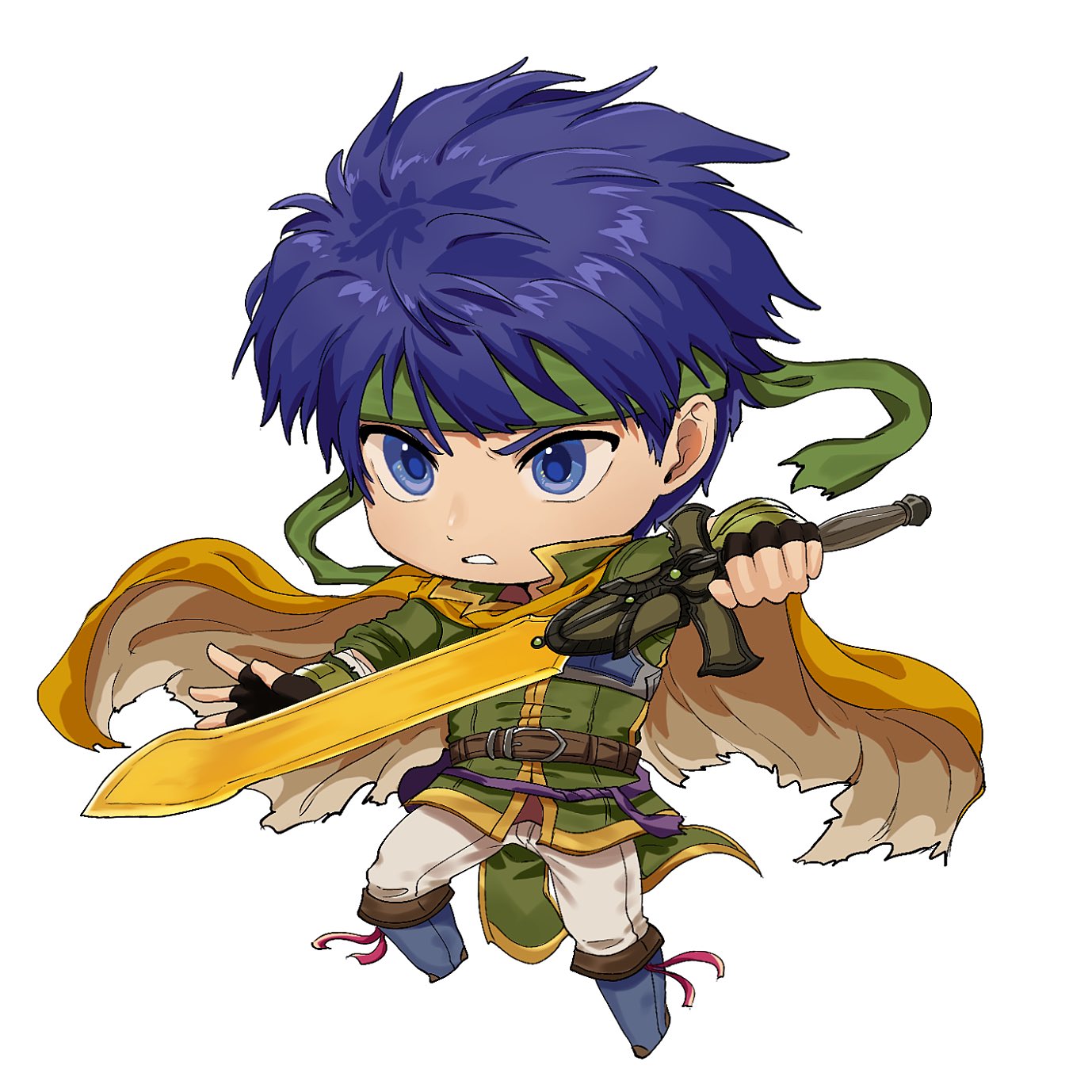 The Big ImageBoard (TBIB) - 1boy blue eyes blue hair cape chibi ...