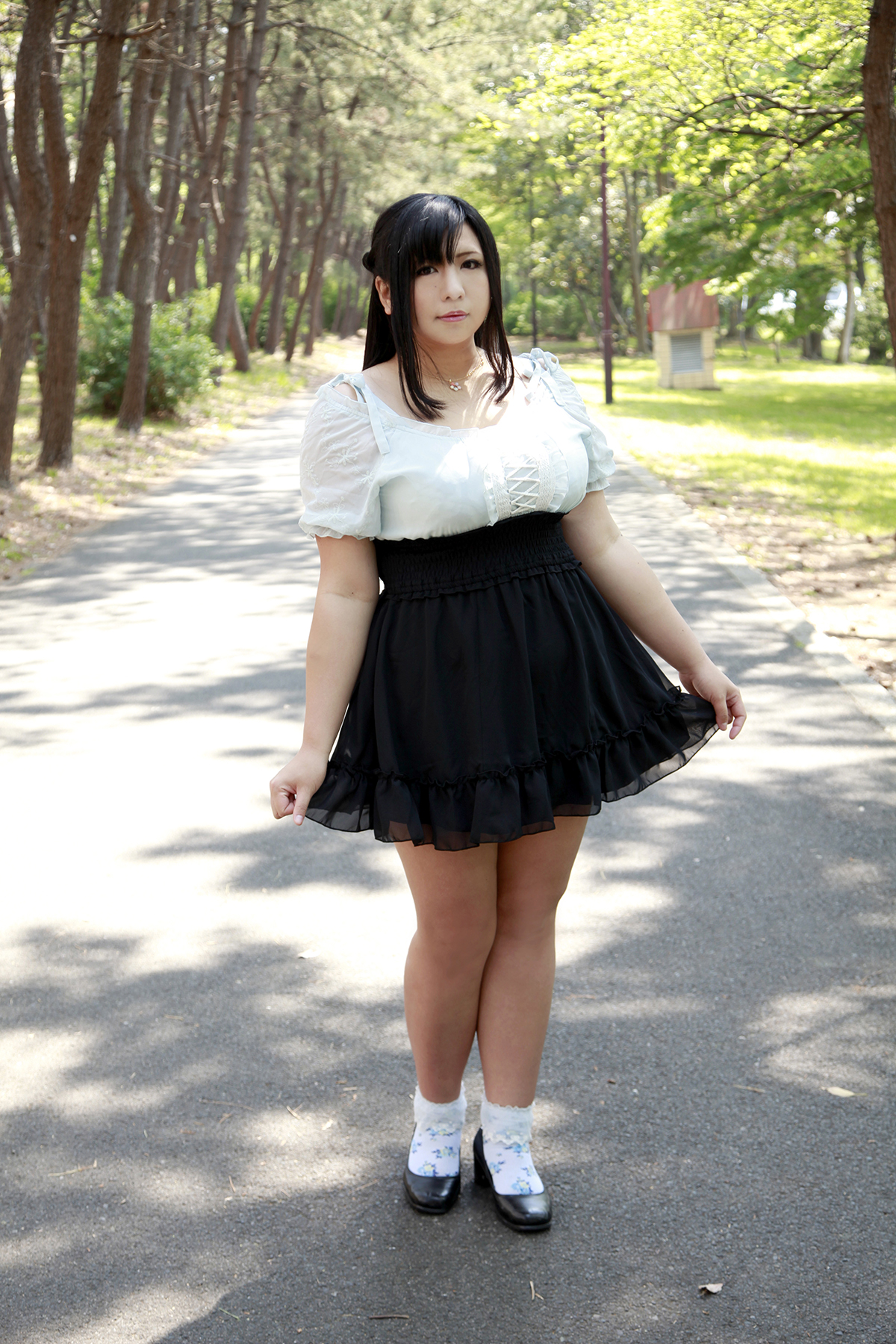 The Big ImageBoard (TBIB) - 1girl asian black hair breasts brown eyes chouzuki maryou dress ...