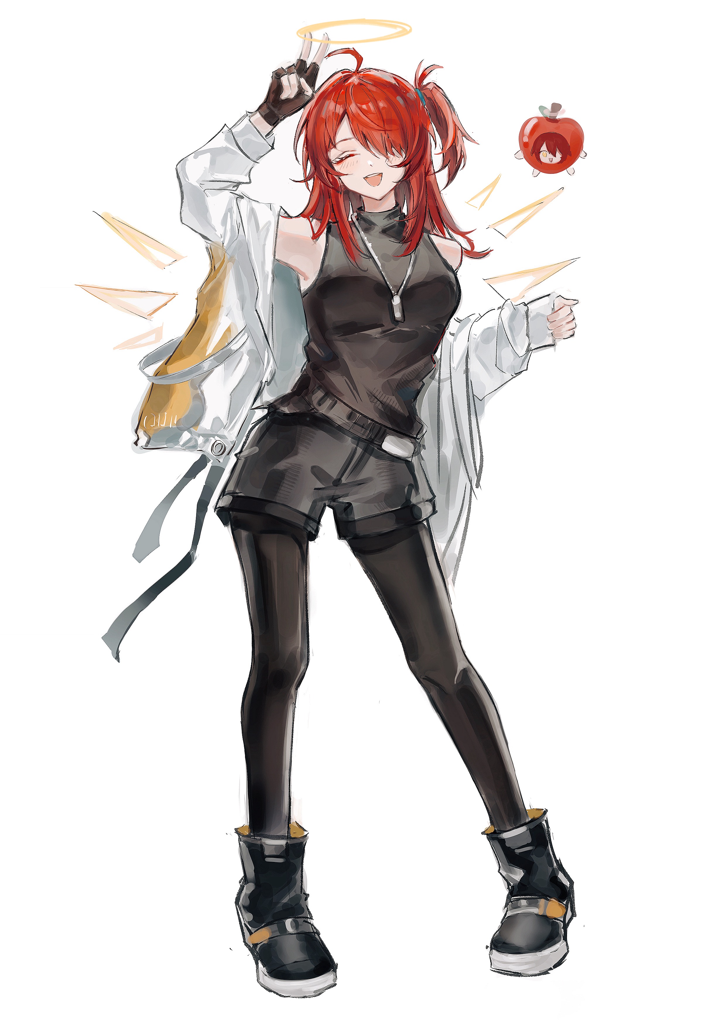 The Big ImageBoard (TBIB) - 1girl :d ^ ^ absurdres ahoge ankle boots ...