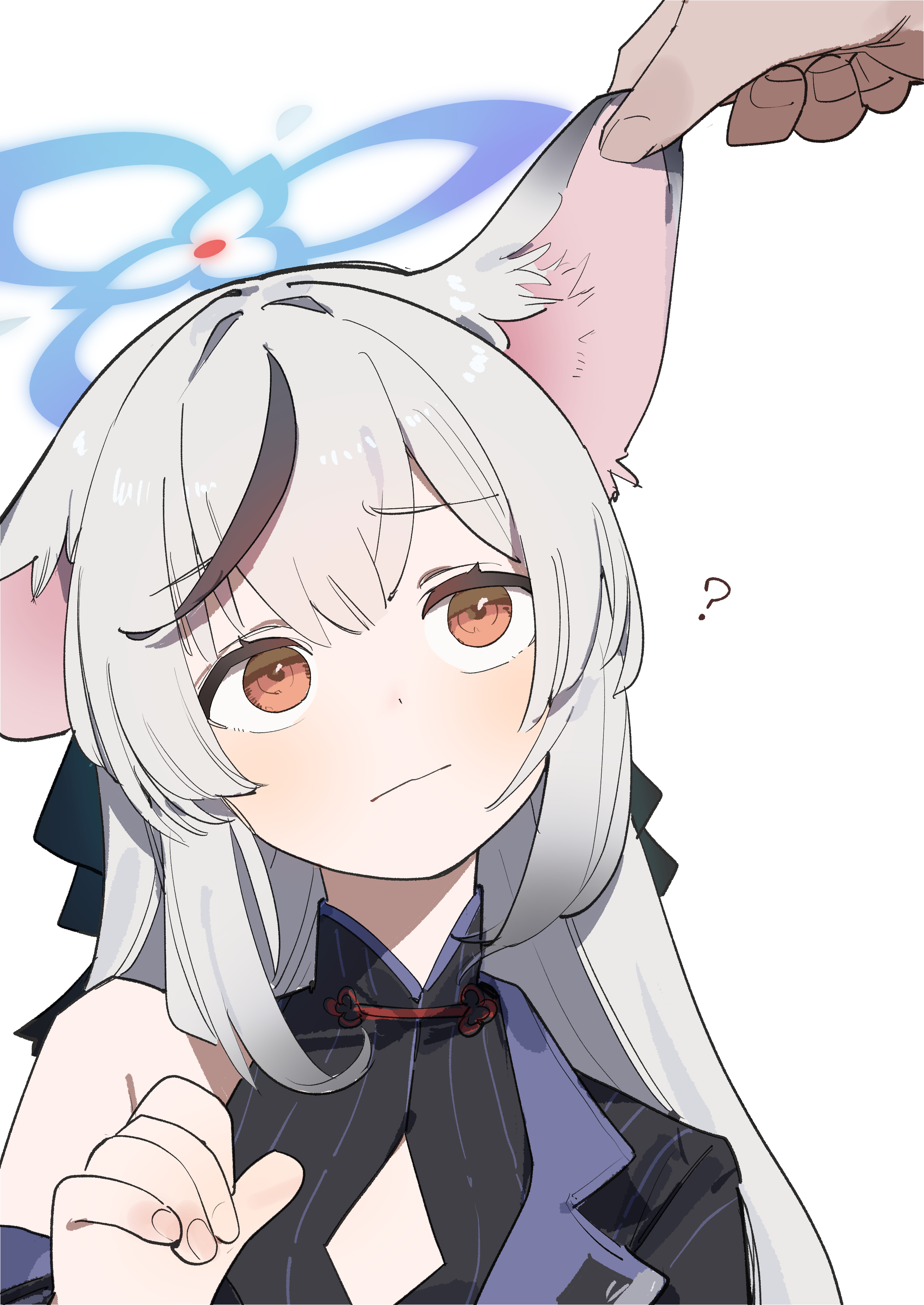 The Big ImageBoard (TBIB) - 1girl ? absurdres animal ears black hair ...