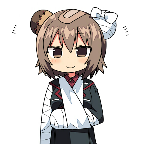 The Big ImageBoard (TBIB) - 1girl animal ears bandaged arm bandages ...