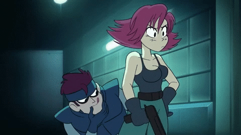 The Big ImageBoard (TBIB) - 1boy 1girl animated animated gif meryl ...