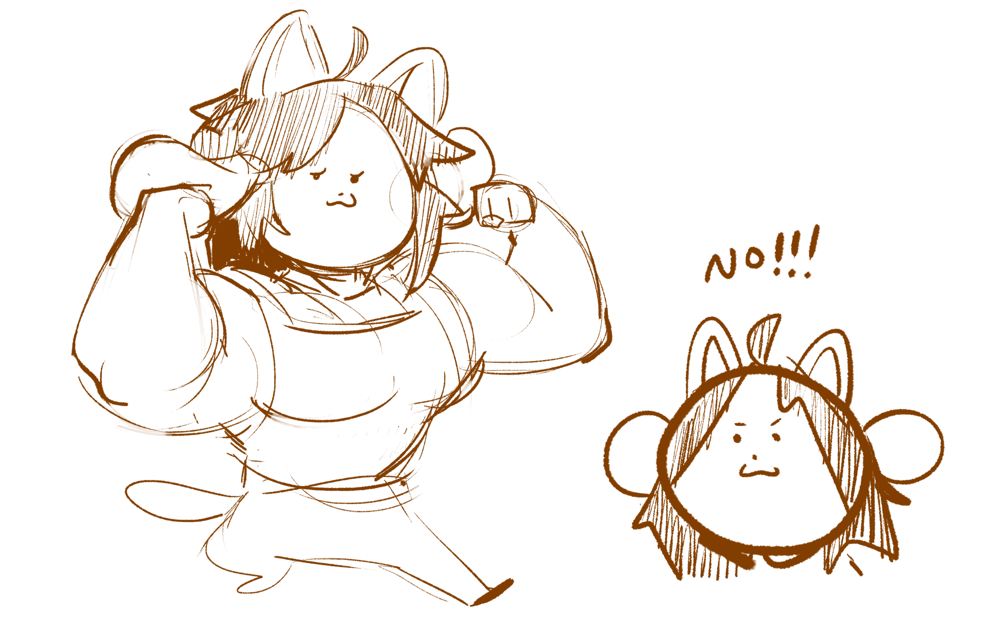 The Big Imageboard Tbib Anthro Female Mammal Muscular Muscular Female Solo Tem Temmie