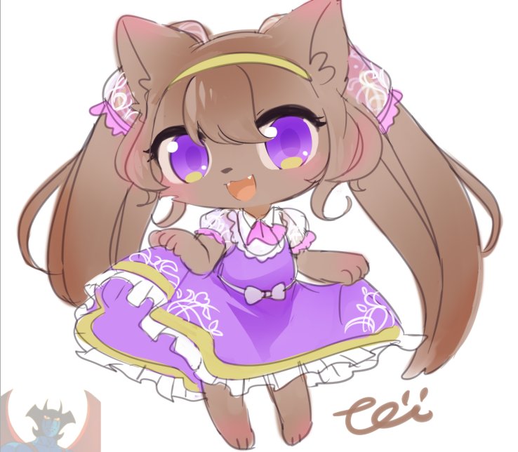 The Big Imageboard Tbib 1girl Artist Request Brown Hair Cat Cat