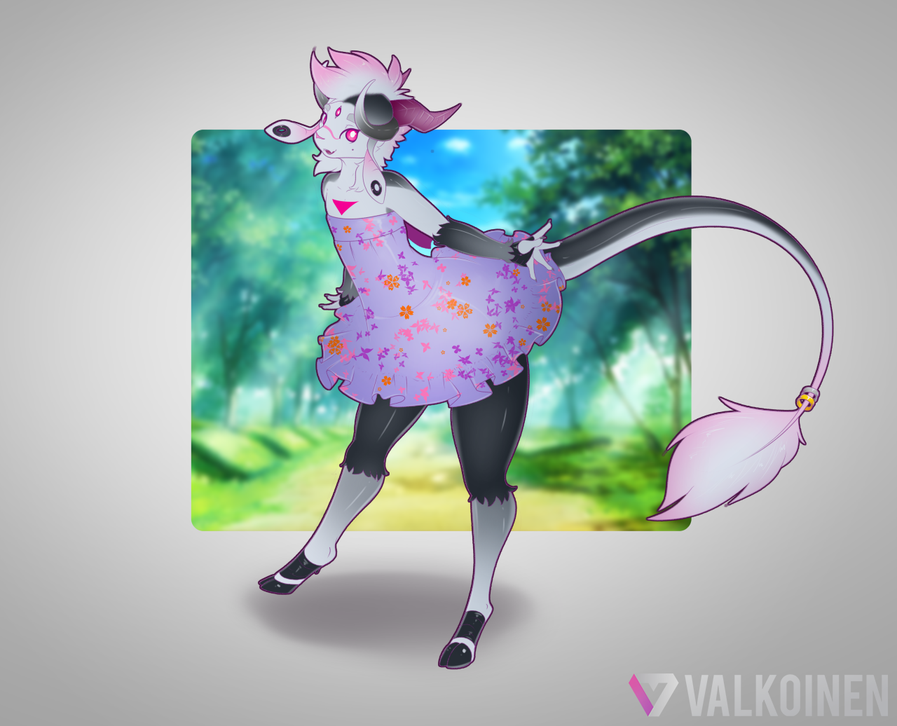 The Big ImageBoard (TBIB) - 2018 anthro caprine cat clothing cute dress feline girly goat hooves ...