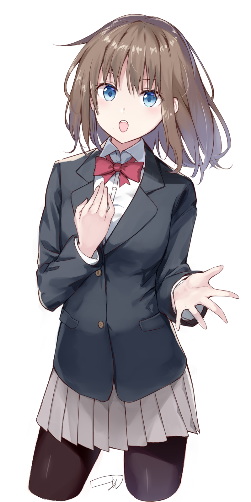 The Big Imageboard Tbib Bangs Black Jacket Black Legwear Blazer