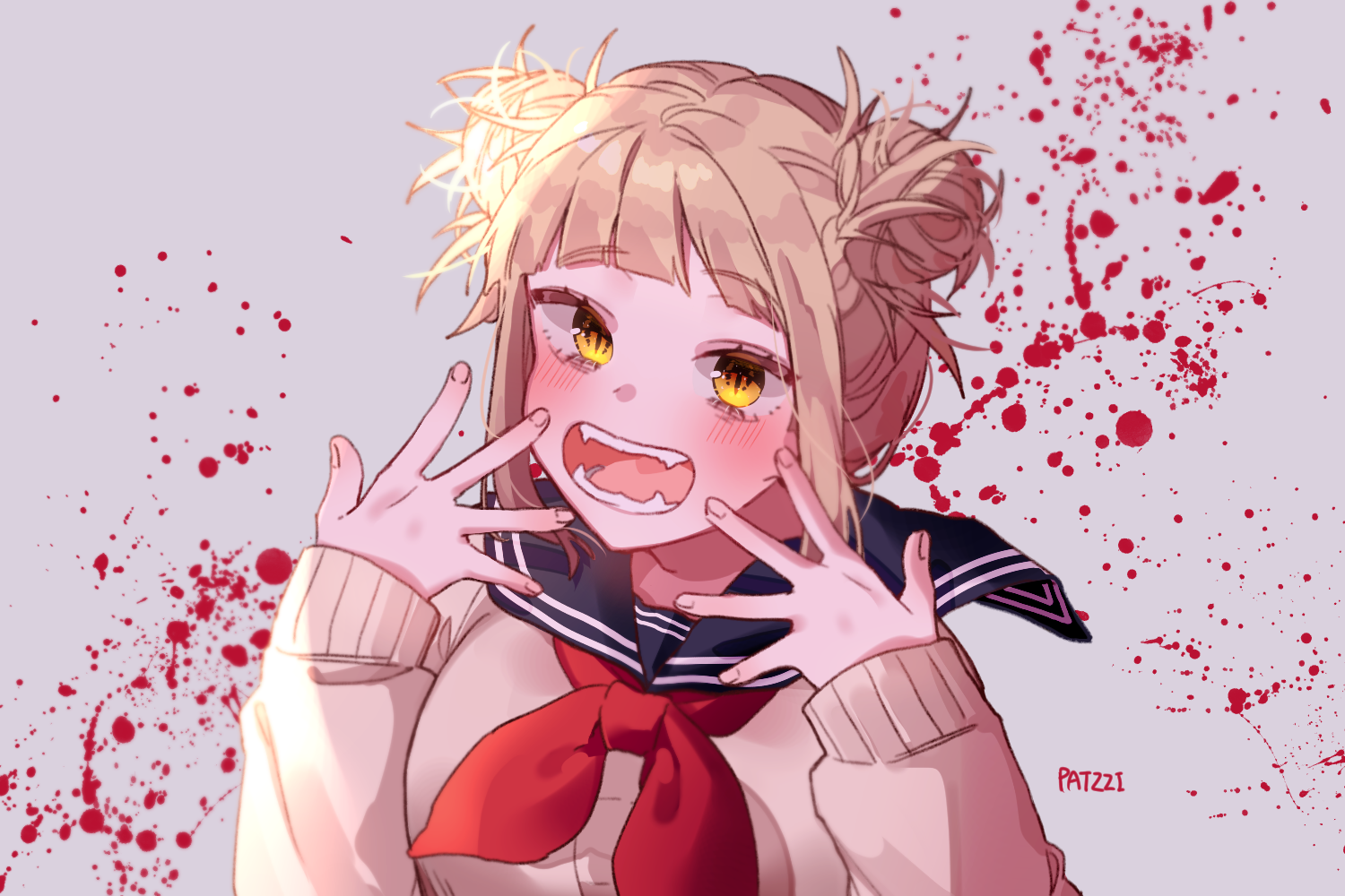 The Big ImageBoard (TBIB) - 1girl bangs blonde hair blunt bangs boku no ...