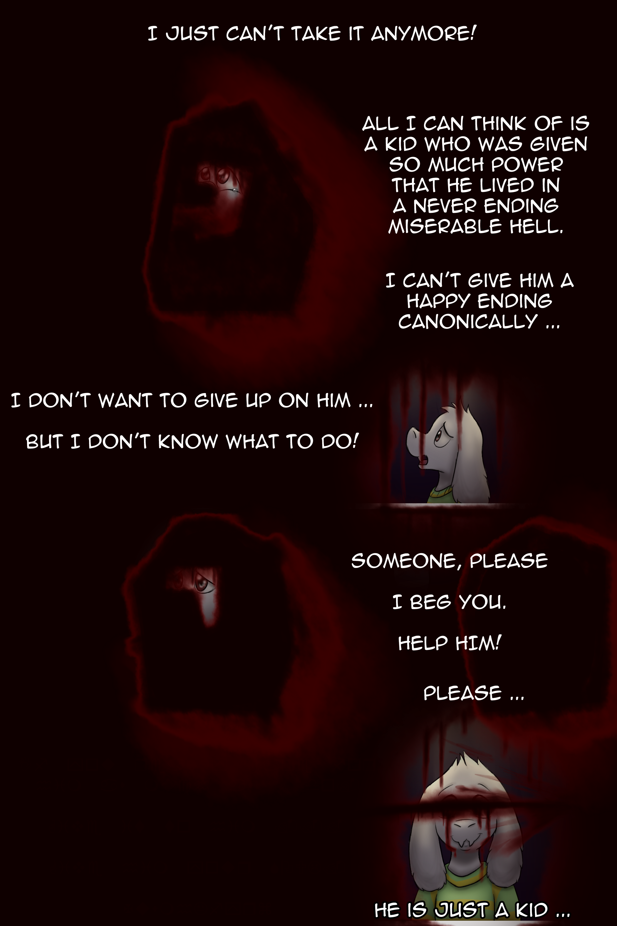 The Big ImageBoard (TBIB) - 2015 2:3 absurd res anthro asriel dreemurr blood bodily fluids boss ...