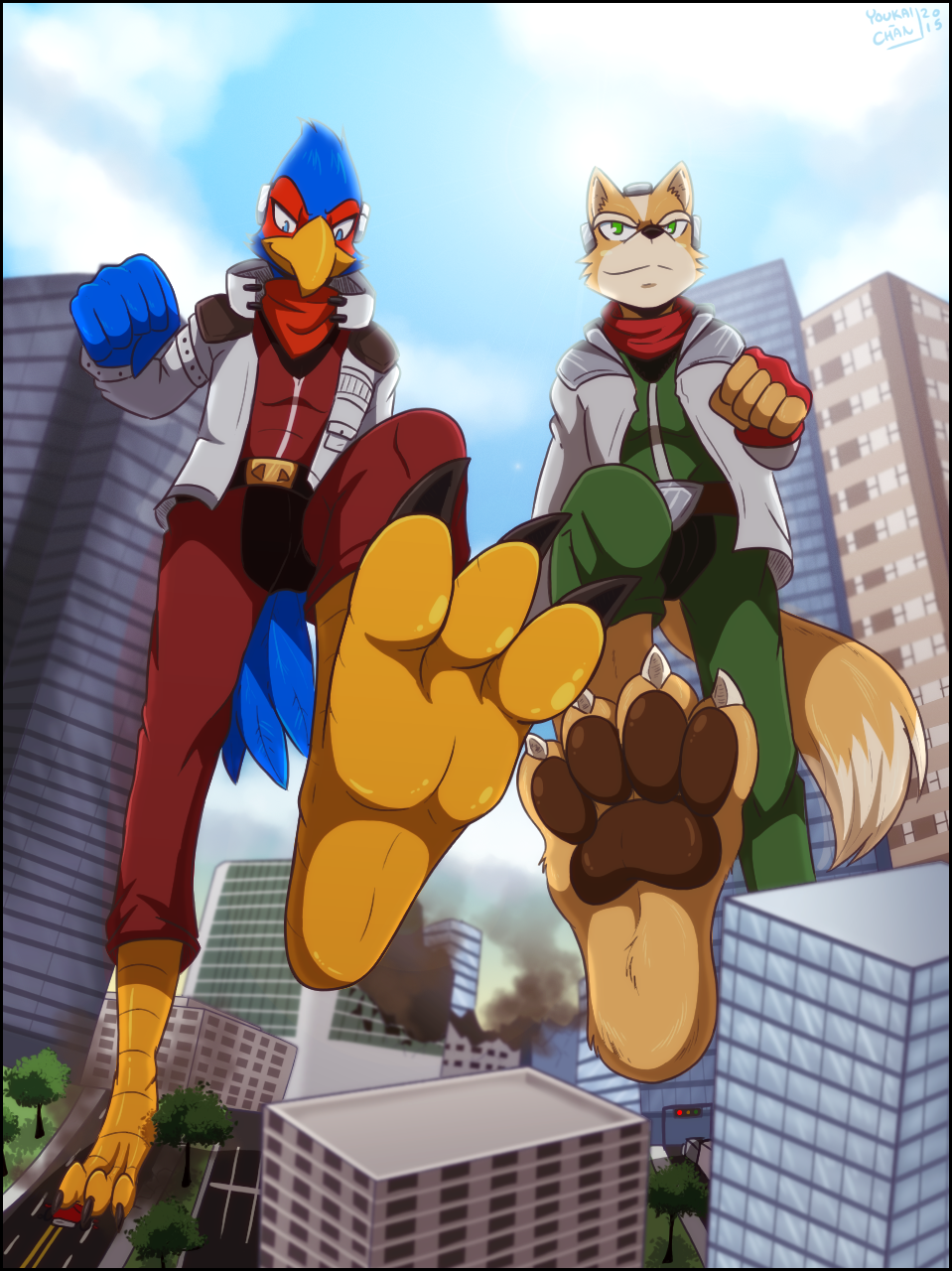 The Big ImageBoard (TBIB) - anthro avian barefoot beak biped bird black border blue body blue ...