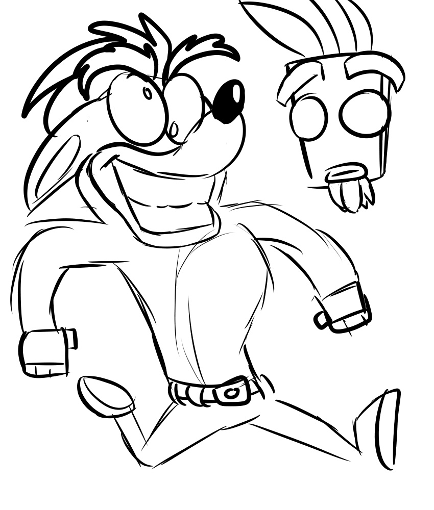 The Big Imageboard Tbib 2018 Activision Aku Aku Animate Inanimate Anthro Bandicoot Black