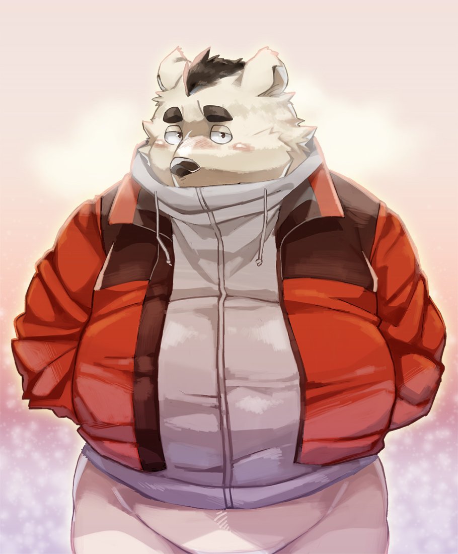The Big Imageboard Tbib 2018 Anthro Bear Black Nose Blush Clothing