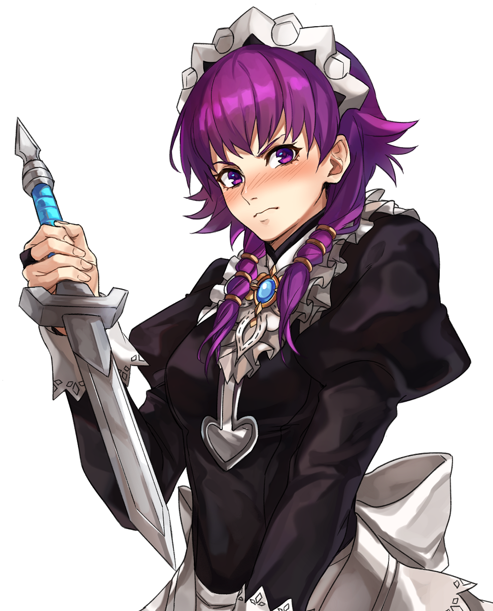 The Big ImageBoard (TBIB) - 1girl alternate costume apron blush ...