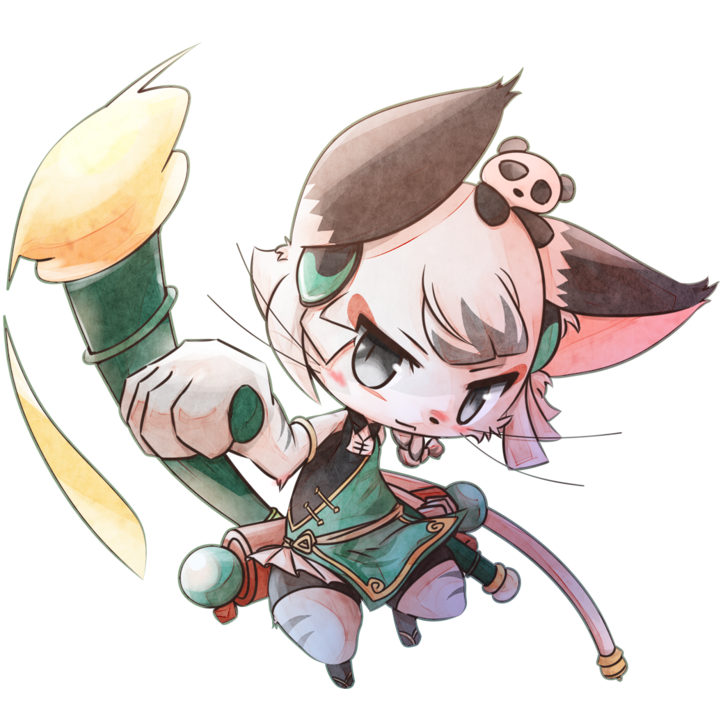The Big Imageboard Tbib 1girl Artist Request Black Eyes Cat Cat