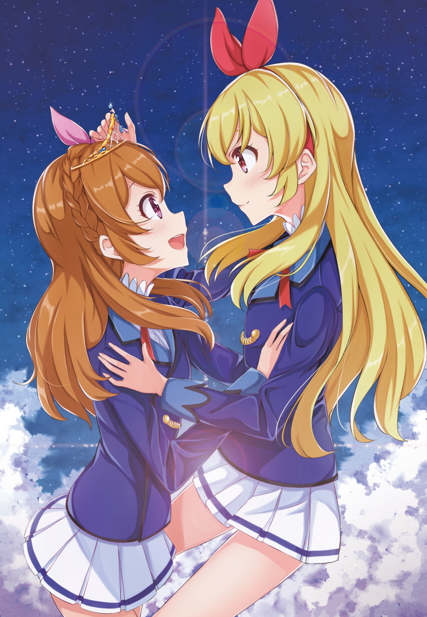 The Big ImageBoard (TBIB) - 2girls :d aikatsu! aikatsu! (series) bad id bad pixiv id blazer ...