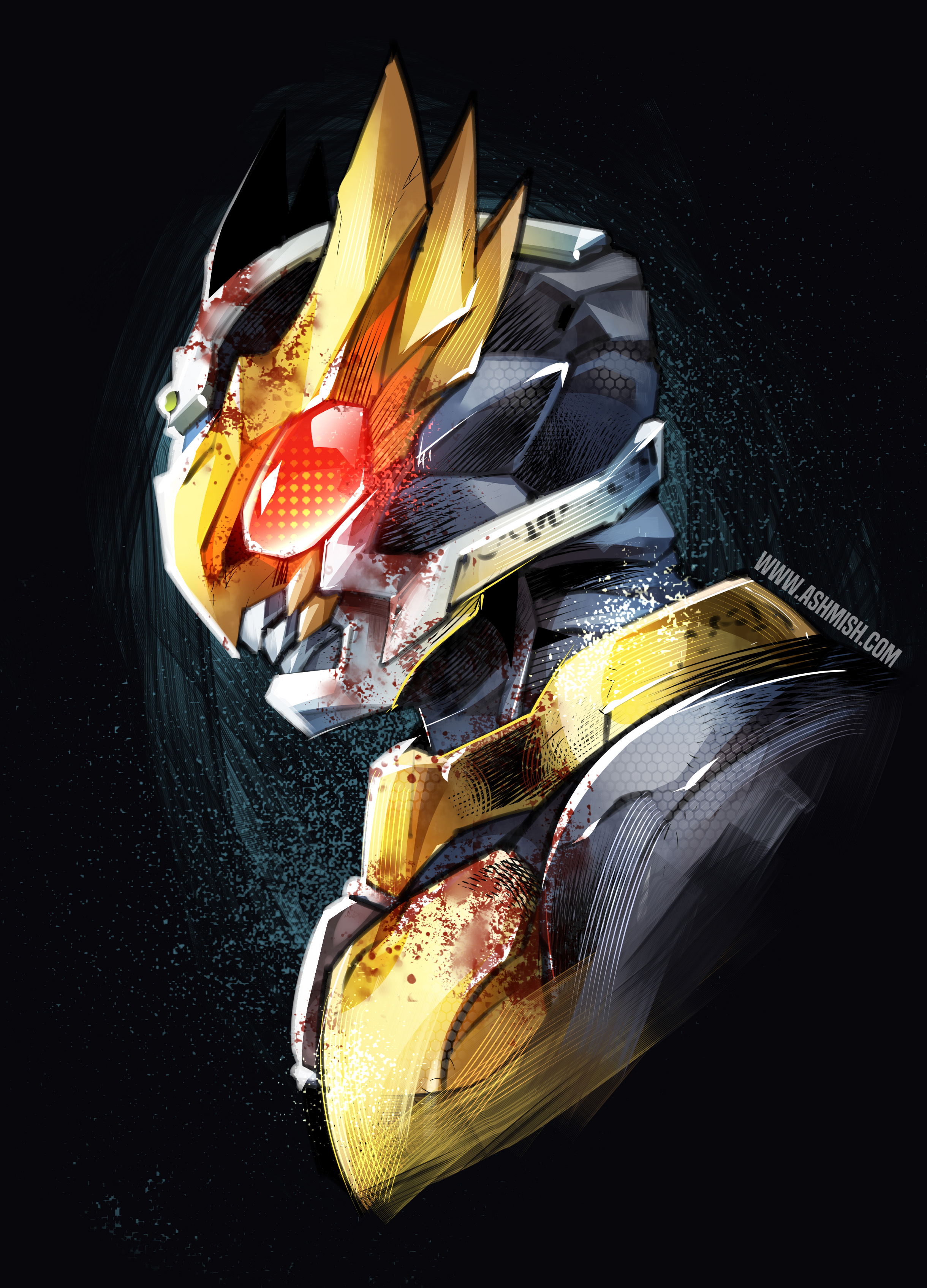 The Big ImageBoard (TBIB) - 1boy absurdres agito (ground form) altering (agito) armor ashmish ...